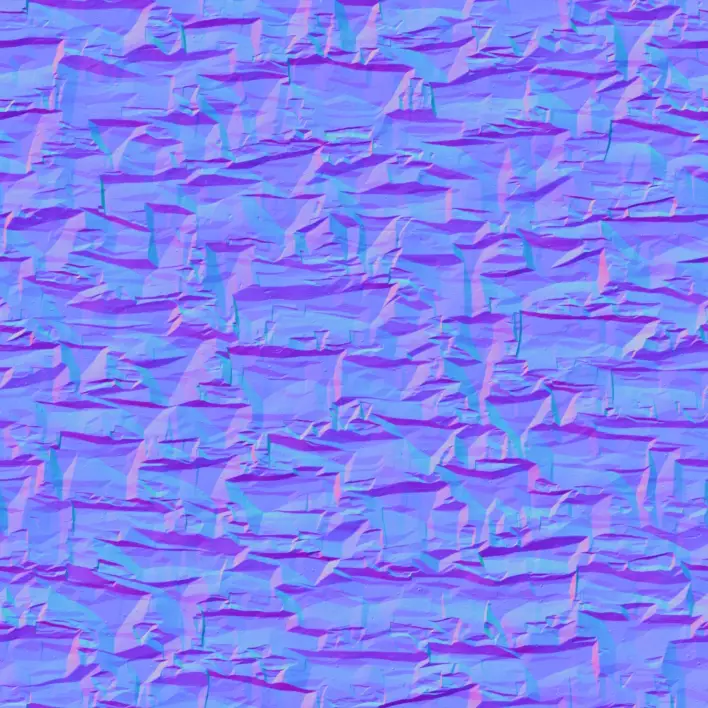 Stylized Rocky Cliff PBR Texture